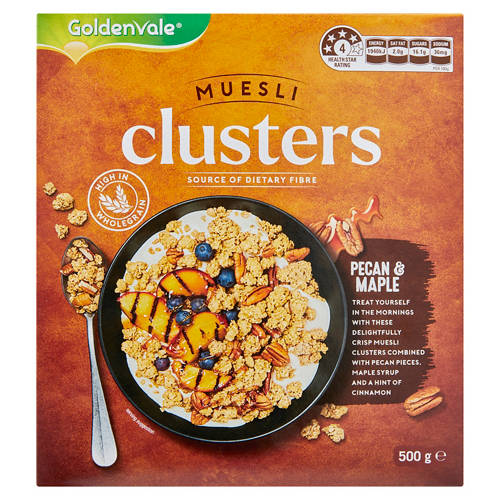 Pecan & Maple Muesli Clusters 500g